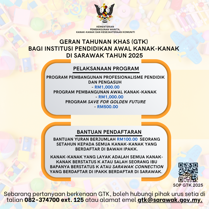 Geran Tahunan Khas (GTK) 2025 - Website Rasmi KPWK